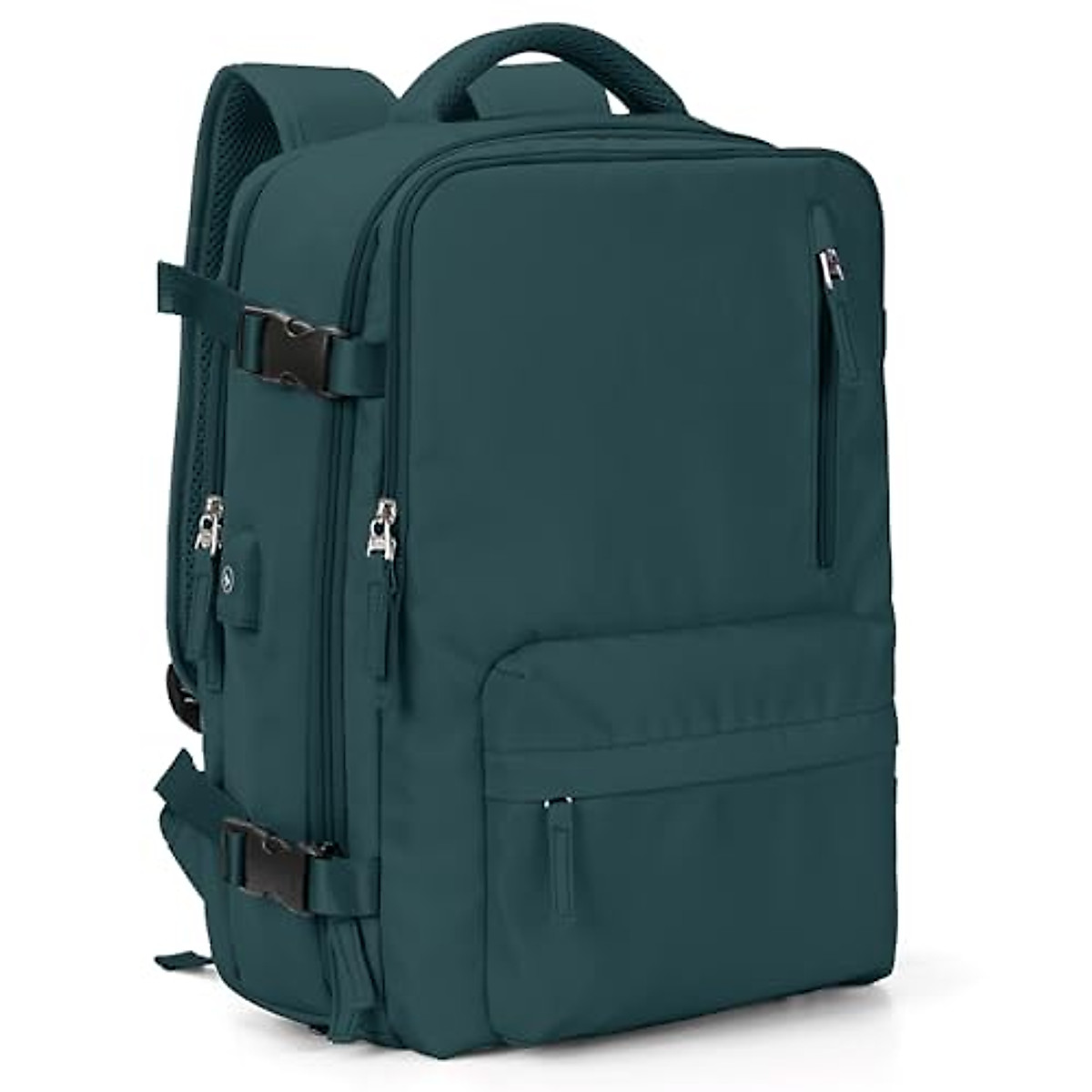 winspansy Carry on Backpack,Travel Backpack for Women Men Airline Approved Personal Item Size Hiking Gym Backpack Weekender Casual Daypack Backpack Waterproof Bag with Shoe Compartment, Peacock Blue