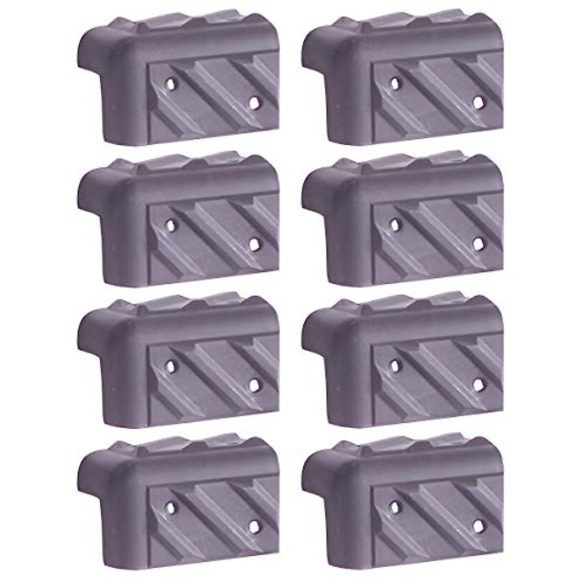 Audio2000'S ACC590KP8 Eight-Pack Large PA/DJ Stackable Heavy-Duty ABS Plastic Universal Fit Cabinet Speaker Corners Protectors