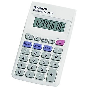 Sharp EL233SB Standard Function Calculator