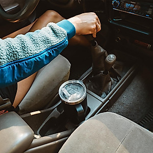 YETI Rambler 25 oz Tumbler with Handle and Straw Lid, Travel Mug Water Tumbler, Vacuum Insulated Cup with Handle, Stainless Steel, Black