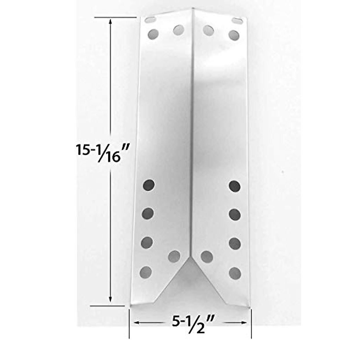 Stainless Steel Heat Shield for Kenmore 122.16431010, 122.16538900, 122.16539900, 122.16641900, 16539, 16641, 640-26629611-0, 640-82960811 and Grill Master 720-0670E Gas Models