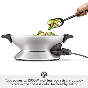 Breville BEW600XL Hot Wok, Brushed Stainless Steel