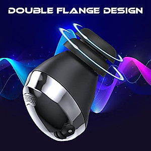 (6 Pair) Seltureone Compatible for Samsung Galaxy Buds Pro Ear Tips, Double Flange Silicone Eartips Earbuds Earplug Replacement Accessories for Galaxy Bus Pro 2021, S/M/L Size, Black