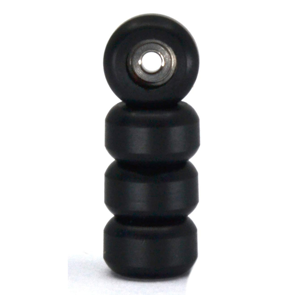 Teak Tuning Prolific Complete Fingerboard - Pro Board Shape and Size, Bearing Wheels, and Trucks - 32mm x 97mm Handmade Wooden Board - The Monochrome Edition