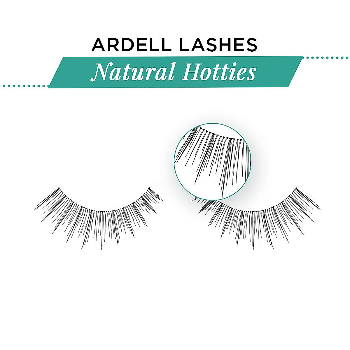 Ardell Natural Lashes False Eyelashes Hotties Black (4 pack)
