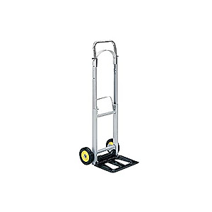 Safco 4061 Hideaway Aluminum Hand Truck 250Lb Capacity 15 1/2W X 16 1/ 2D X 43 1/2H