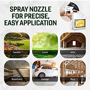 Exterminator’s Choice Mice Repellent Spray - 1 Gallon - Rodent Defense Spray for Lawns, Gardens, Attics, and Garages - Non-Toxic Deterrent - Repels Mice and Rats - Safe for Kids and Pets