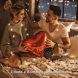 Ankway Solar Fairy Lights Outdoor, 200 LED Solar Powered String Lights 72 ft Waterproof IP65 Solar Curtain Lights 8 Modes Warm White for Outdoor Home Window Bedroom Patio Garden Tree Wedding