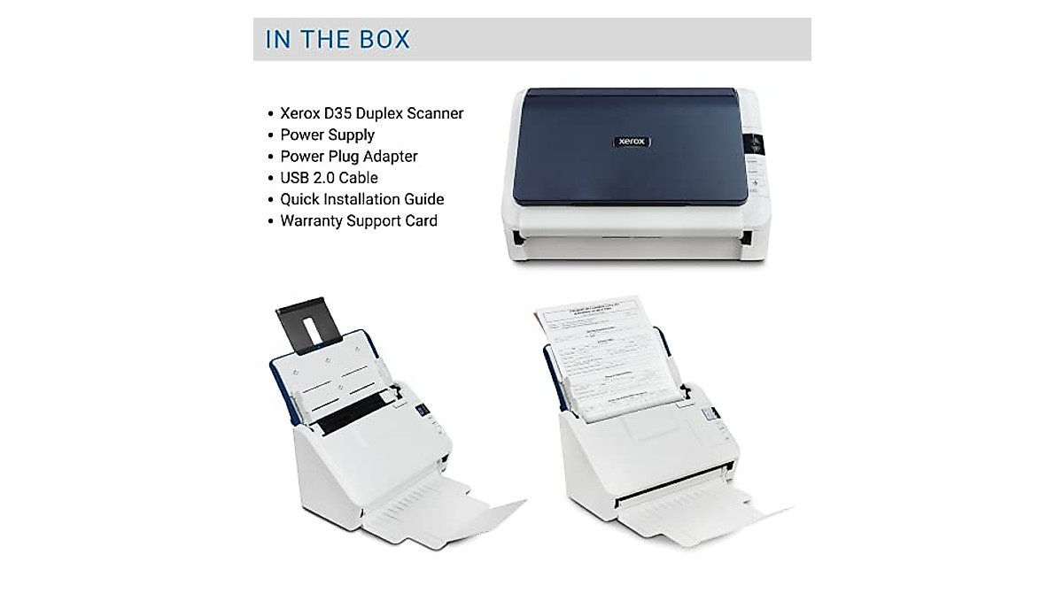 Xerox D35 Scanner: Speed Up Scanning with 45 PPM ADF