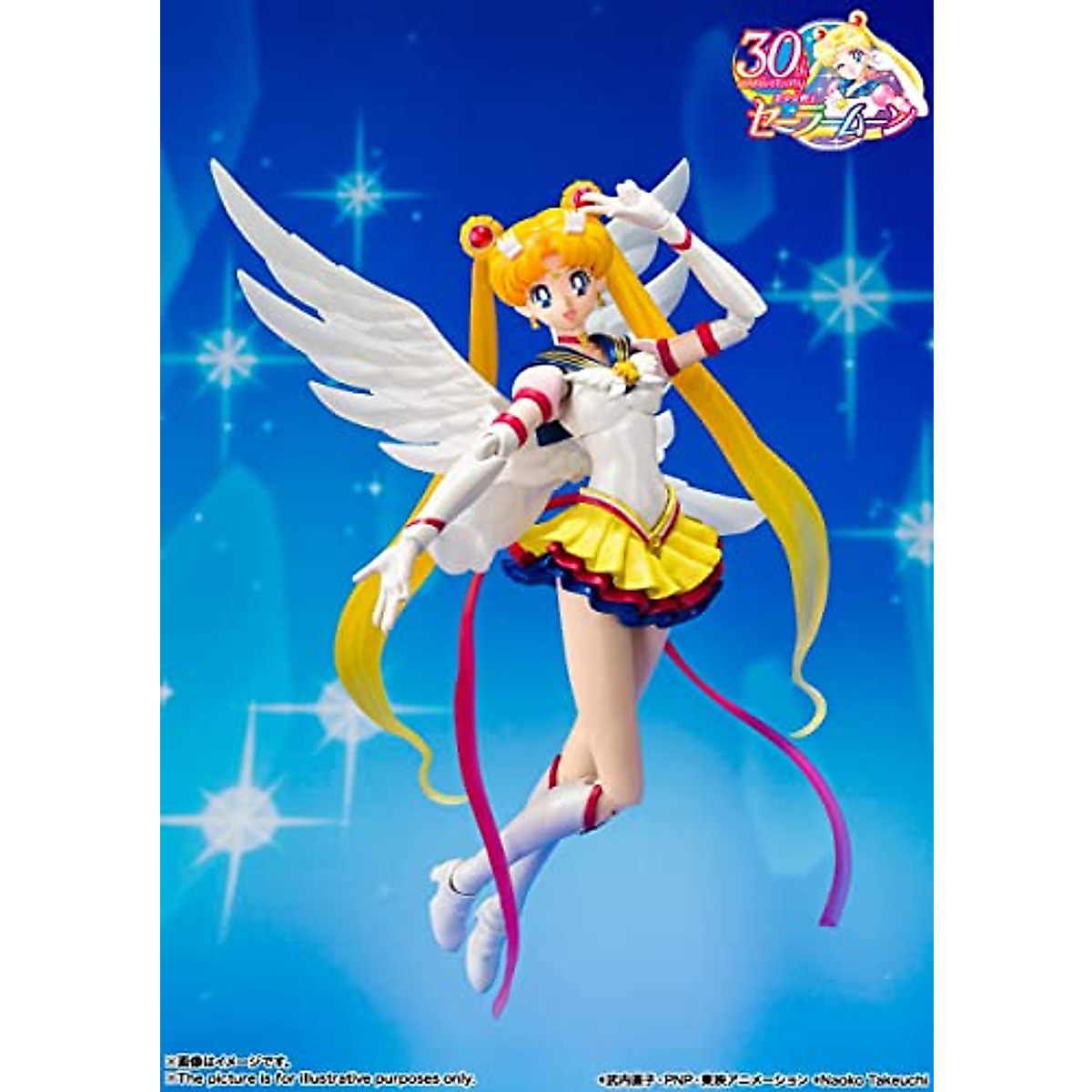 TAMASHII NATIONS - Pretty Guardian Sailor Moon Sailor Stars - Eternal Sailor Moon, Bandai Spirits S.H.Figuarts Action Figure