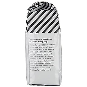 AmazonFresh Just Bright Ground Coffee, Light Roast, 12 Ounce