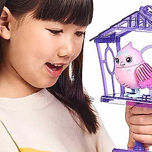 Little Live Pets - Lil' Bird & Bird House: Princess Polly | Linkable | New Moving Bird Heads with 20 + Sounds, and Reacts to Touch