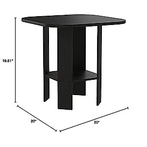 Furinno Simple Design End/SideTable, Espresso