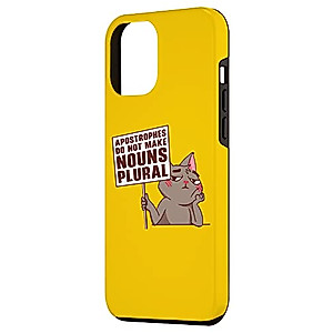 iPhone 12 Pro Max Apostrophes Don't Make Nouns Plural Funny English Teacher Case