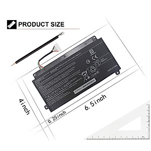 PA5208U-1BRS Battery for Toshiba Chromebook CB35-B3330 CB35-B3340 CB35-C3300 CB35-C3350 Satellite P55W P55W-C5200X P55W-C5314 P55W-C5316 P55W-C5204 P55W-C5208 E45W-C4200X L55W-C5278D L55W-C5259-1