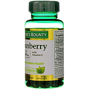 Nature's Bounty Cranberry Fruit 4200 mg, Plus Vitamin C, 120 Softgels