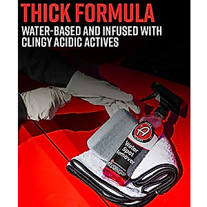 Adam's Water Spot Remover - Hard Water Stain Remover For Glass, Shower doors, Paint, Windows, Car Detailing & More | Bio Safe Calcium, Magnesium & Soap Scum Remover Formula (16oz)
