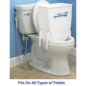 Aquaus SprayMate & Aquaus 360 Premium Diaper Sprayer for Toilet Bundle (ABS Polymer Sprayer)