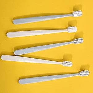 HiTuYi Manual Disposable Toothbrush Hotel Toothbrush Soft Bristle Travel with Toothpaste Individually Wrapped Paper Box 30pcs per Case