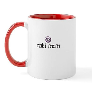 CafePress Reiki Mom Mug Ceramic Coffee Mug, Tea Cup 11 oz