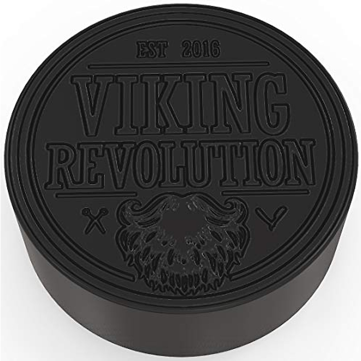 Viking Revolution Activated Charcoal Soap for Men w/Dead Sea Mud – Men’s Body and Face Soap – Manly Black Facial Care Soap Bar to Cleanse Blackheads - Peppermint & Eucalyptus Scent (1 Pack)