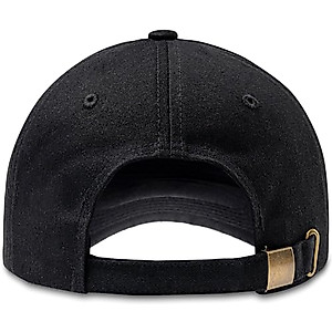 68LDROOTER American Flag Trucker Hat, USA Flag Leather Patch Patriotic Baseball Cap Hat for Men & Women Adjustable Fit for Casual Wear Black