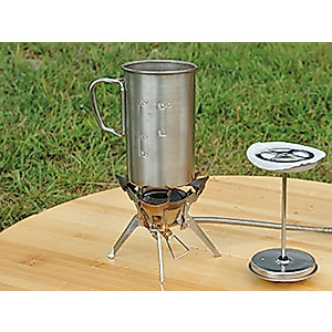Snow Peak Titanium French Press - Ultralight Coffee Maker for Camping, Backpacking & Hiking - Camping Cookware Essential for Coffee Anywhere