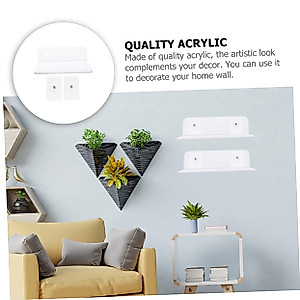 Zerodeko Acrylic Storage Rack Nursery Wall Shelves Children Storage Frame Durable Storage Shelf Versatile Acrylic Bracket Cosmetics Storage Shelf Kids Shelf Wall-Mounted Organizer