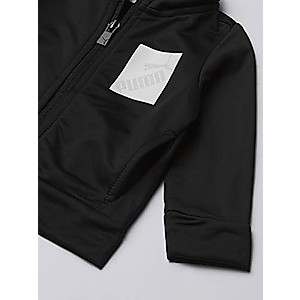 PUMA Boys' Track Jacket & Pant, Black, 0-3M