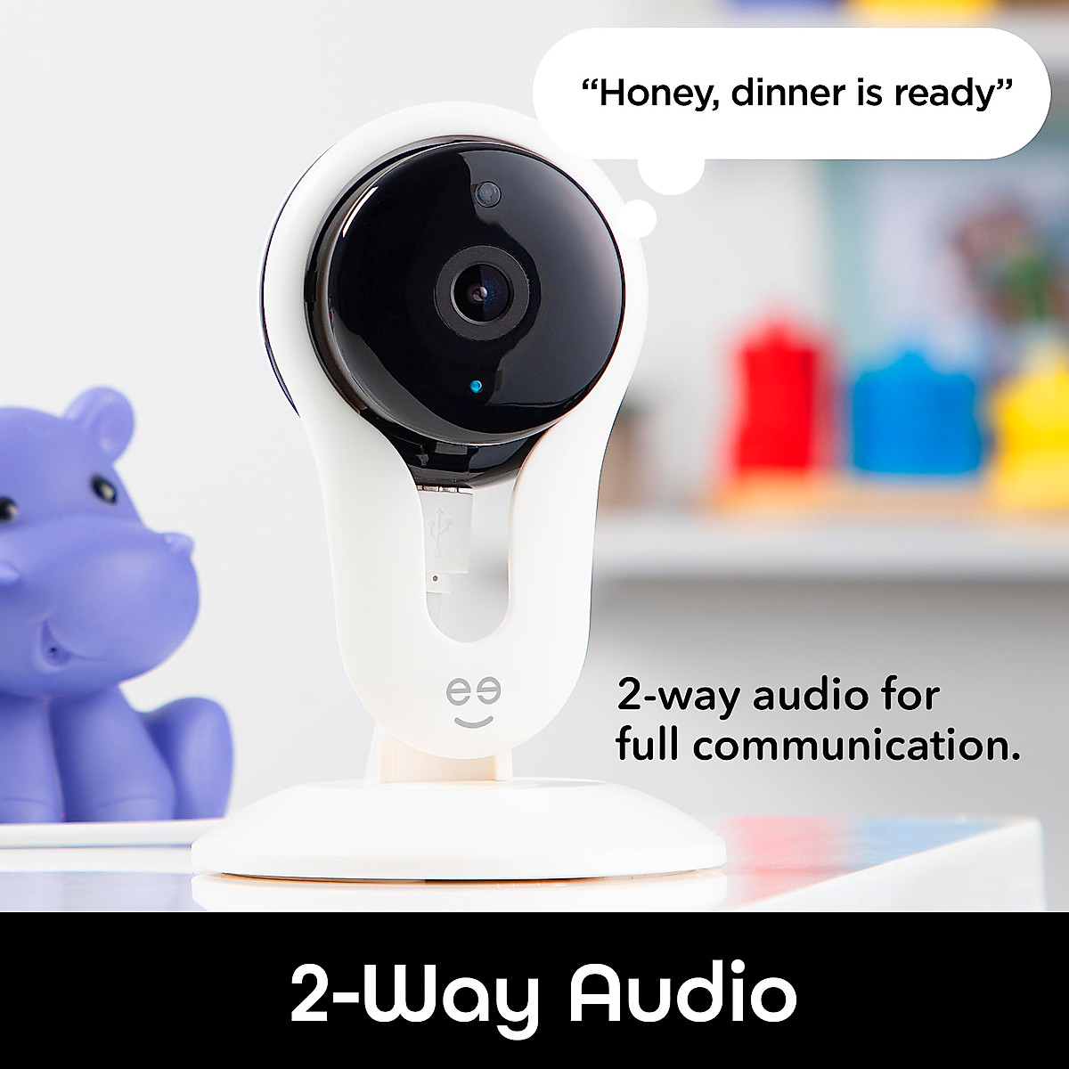 Geeni Aware 1080p HD Smart Camera – Indoor Home Security Camera – No Hub Required – Motion Detection Camera – Smart Camera Works with Amazon Alexa and Google Home, Requires 2.4 GHz Wi-Fi