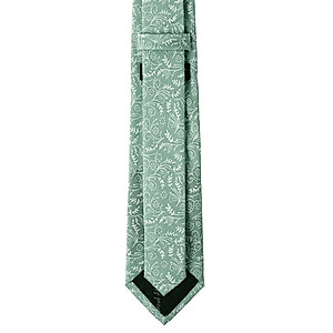 Jacob Alexander Men's Regular Floral Neck Tie - Dusty Sage