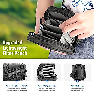 NEEWER 67mm 5-in-1 Magnetic Lens Filter Kit, Includes Neutral Density ND1000+MCUV+CPL+Adapter Ring+Filter Cap with 42-Layer Coating/Ultra Slim/Scratch Resistant HD Optical Glass&Water-Resistant Pouch