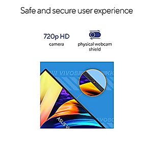 ASUS Vivobook 16 Laptop, 16” WUXGA (1920 x 1200) 16:10 Display, Intel Core i5-13500H CPU, Intel UHD Graphics, 8GB RAM, 512GB SSD, Windows 11 Home, Indie Black, F1605VA-DS52