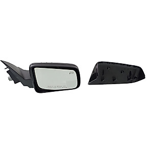 Kool Vue Right Power Heated Door Mirror Compatible With Ford Focus 2008-2011 with 2 Caps Coupe & Sedan, Models With Deluxe Package