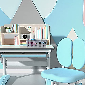 Neadas Gray Small Plastic Storage Basket, 6 Packs