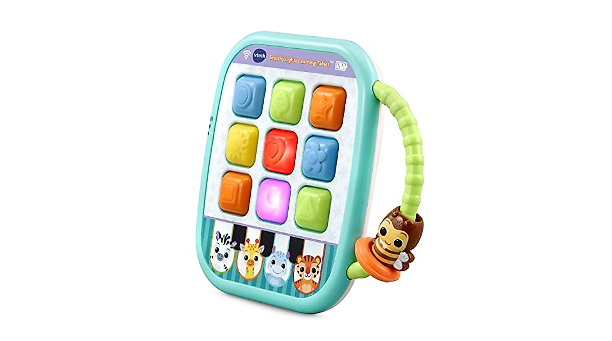 Explore & Learn with VTech Squishy Lights Learning Tablet