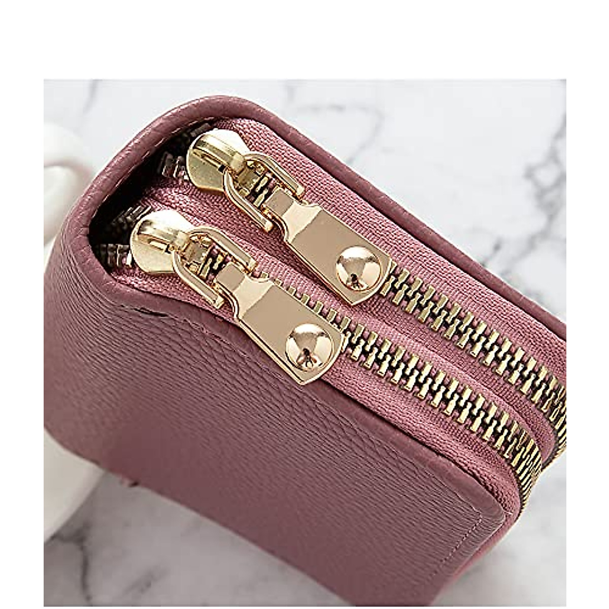 Tessem double zipper wallet Travel accessories wallets card sets of wallet Zero wallet youth fashion wallet purse women's gift