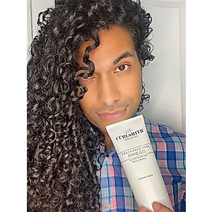 CURLSMITH - Shine Gel, Strong Hold Styling Hair Gel, Frizz Protection, Sensitive, Fragrance Free, for All Curl Types, Vegan (8 fl oz)