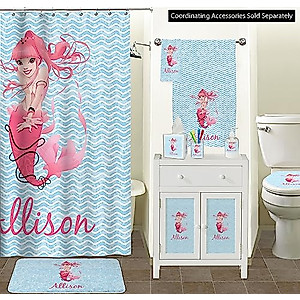 RNK Shops Mermaid Waste Basket - Single Sided (White) (Personalized)