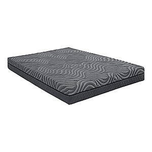 Lexicon Mclawren 8-Inch Memory Foam Hybrid Mattress, Full, Gray