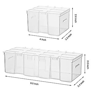 MIXPOWER 16 Detachable Sections 13.5-inch Toolbox, Removable Tool Box, Double side, Excellent Box for Storing Screws Nuts,Bolts and Small Tools