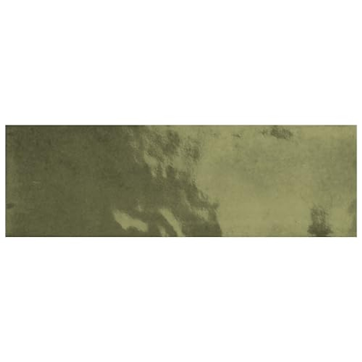 Merola Tile Coco Glossy Moss Verde 2" x 5-7/8" Porcelain Wall Tile