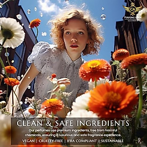 CA Perfume Impression of Mademoiselle For Women Fragrance Eau de Parfum Spray Refillable Bottle 0.27 Fl Oz/8ml-X1