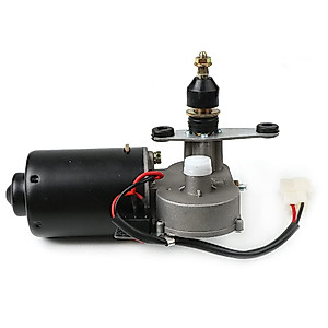 Electric Windshield Wiper Motor Kit, 12V Motor ATV UTV Windshield Washer Bottle Pump 90° Sweep for Golf Cart Polaris RZR Ranger 2017-2019 Can Am X3 Kawasaki MULE TERYX KUBOTA RTV More