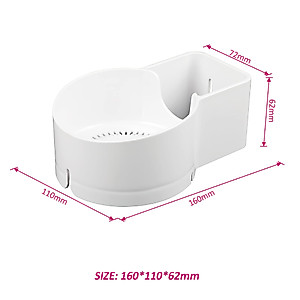 PETIMETI Wall Mount for Deco X68/XE75/XE75 Pro/AXE5300/AXE5400/PX50 Tri-Band WiFi 6 System（2 Pack