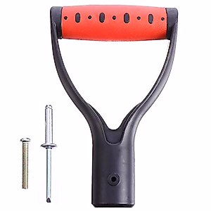 Garden Shovel 1Pc Plastic D Shape Shovel Handles D- Grip Replacement Snow Shovel Metal Shovel Handles for Garden Accessories Camping Accessories