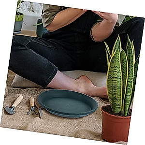 DOITOOL Plants 5pcs Gallon Planter Tray Flowerpot Plastic Water Dish Plant Pots