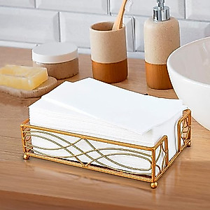 Fresh Towel Folded Disposable Hand Towels for Bathroom | Single-Use Hand Paper Towels for Bathroom Guests, 1/6 Folded | Soft and Absorbent Disposable Napkins - 100 Count (2 Bags of 50 Cloths) Folded