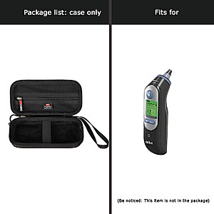 FBLFOBELI Hard Case for Braun ThermoScan 7 IRT6520/ThermoScan 5 IRT6500/ThermoScan 6 IRT6515 Digital Ear Thermometer