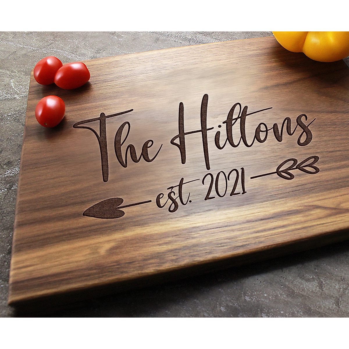 Personalized Mr and Mrs Cutting Board Wedding Gift for Couple Custom Cutting Board Housewarming Gift